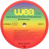 Chris Evans And David Hanselmann - Stonehenge - 1980Plak Sesi