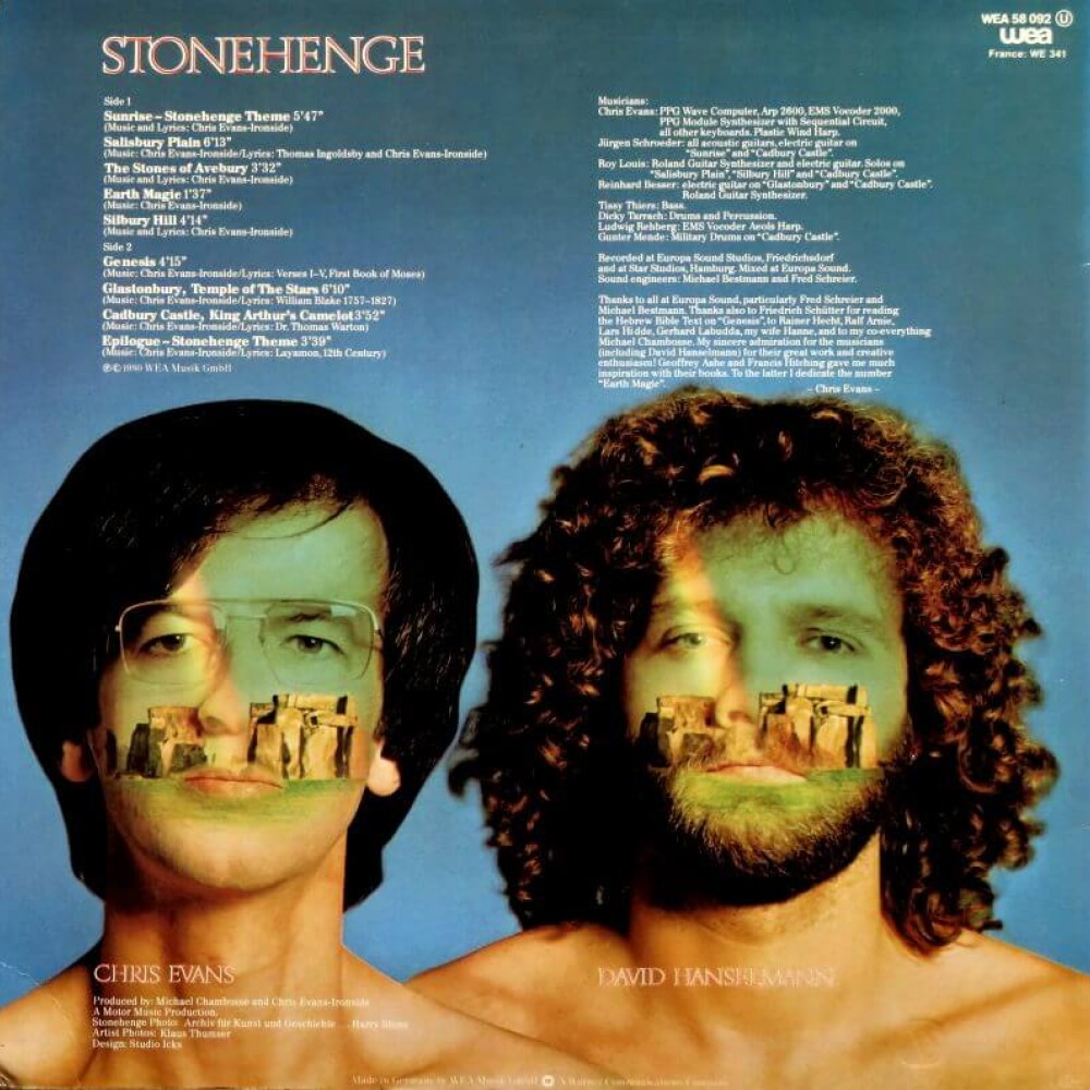 Chris Evans And David Hanselmann - Stonehenge - 1980Plak Sesi