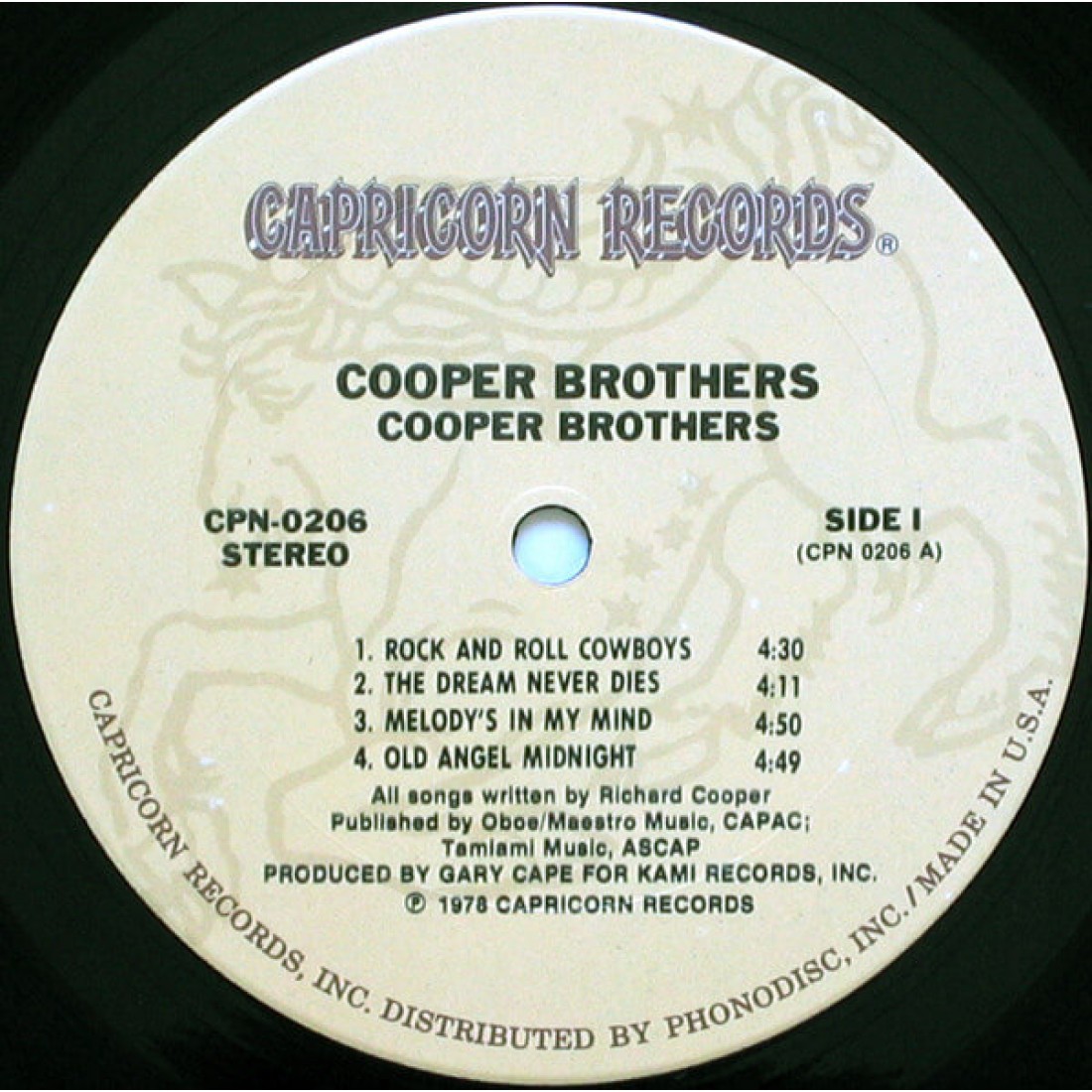 The Cooper Brothers - Cooper Brothers - 1978 I Plak Sesi