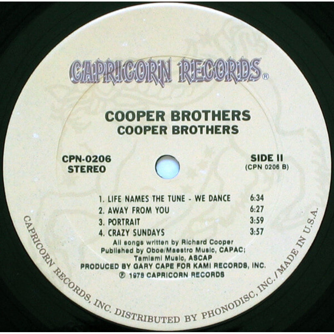 The Cooper Brothers - Cooper Brothers - 1978 I Plak Sesi