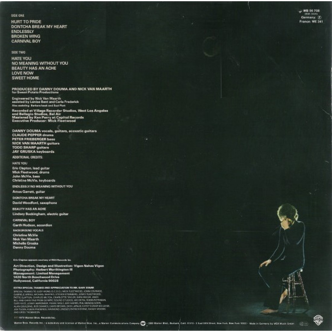 Danny Douma - Night Eyes - 1979Plak Sesi