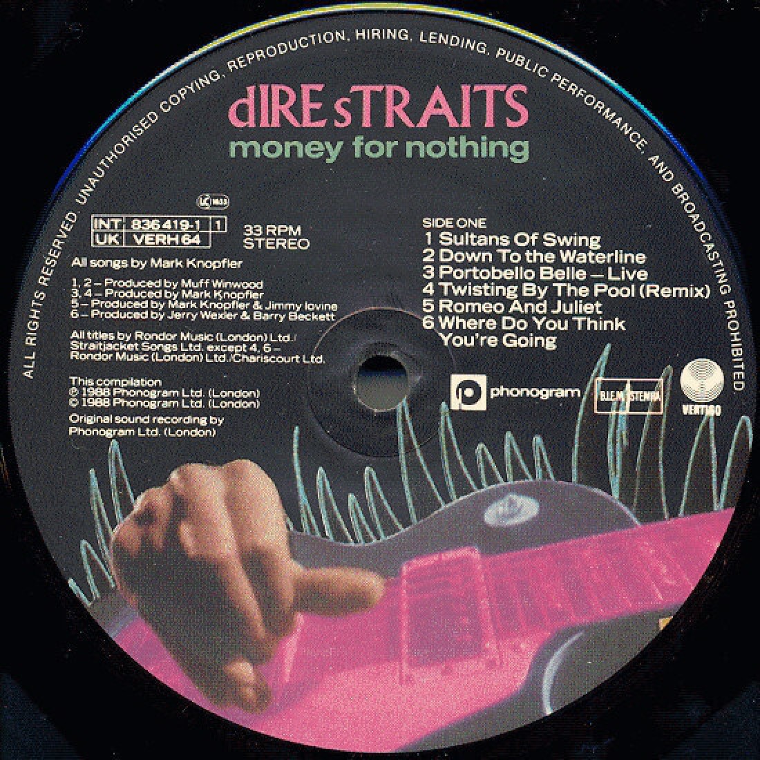 Dire Straits - Money For Nothing - 1988 I Plak Sesi