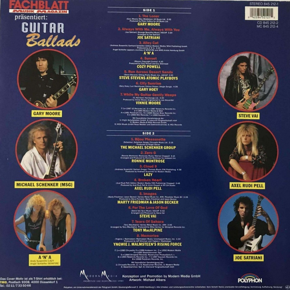 Various Artist - Guitar Ballads - 1990 I Plak Sesi