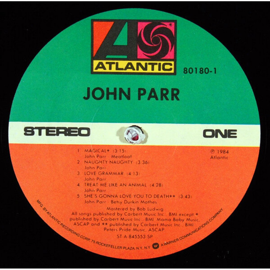 John Parr - John Parr - 1984 I Plak Sesi