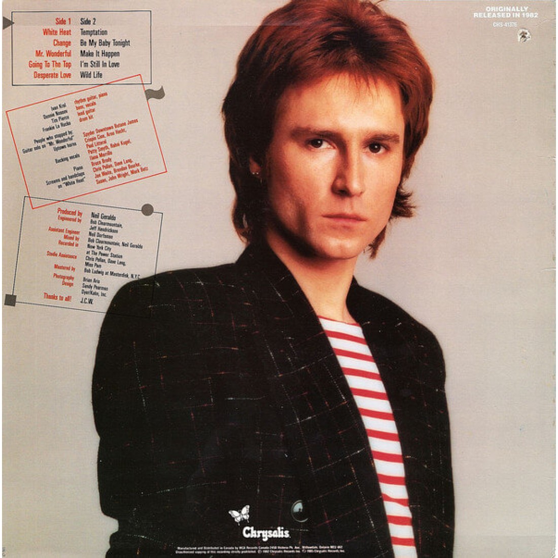 John Waite - Ignition - 1982Plak Sesi