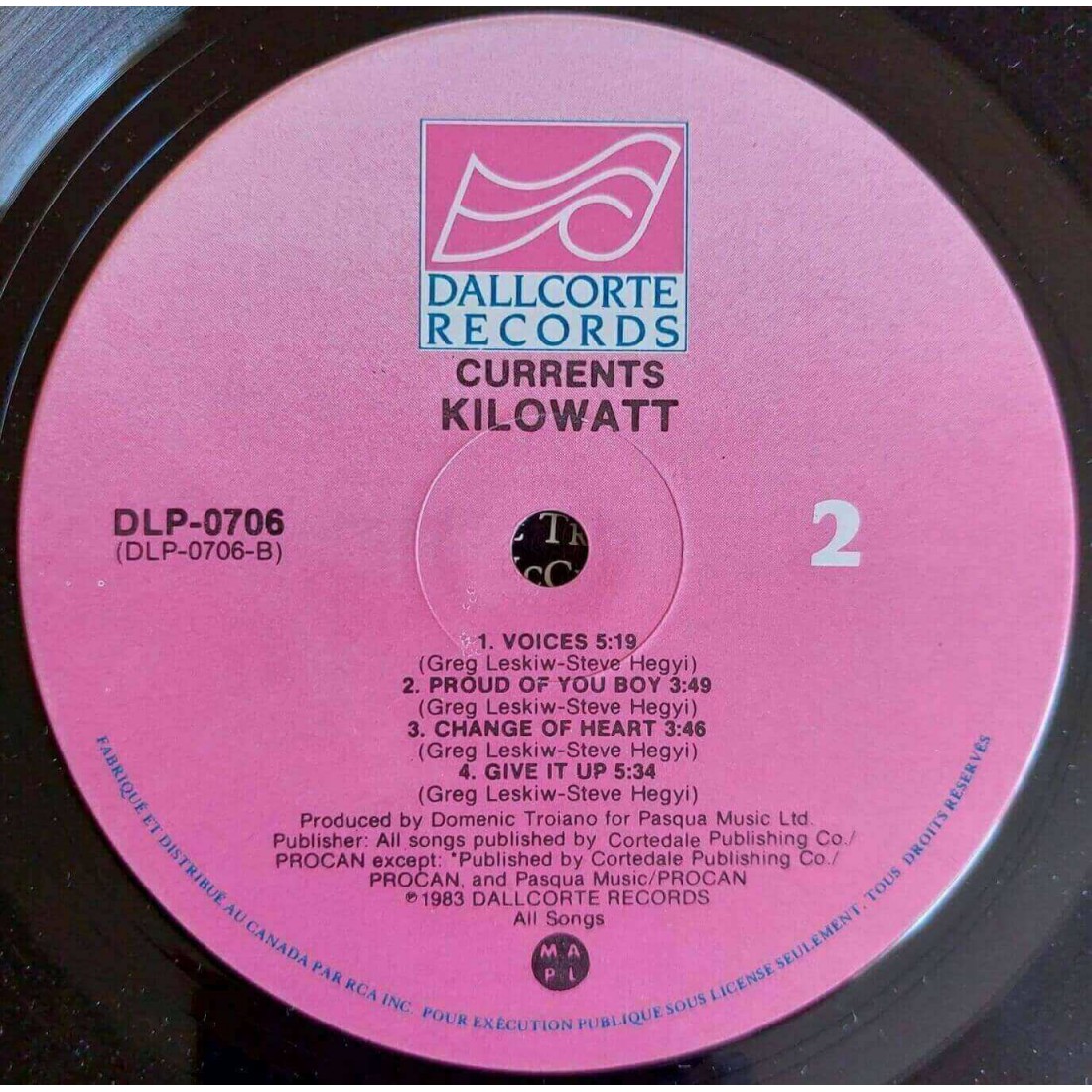 Kilowatt - Currents - 1983 I Plak Sesi