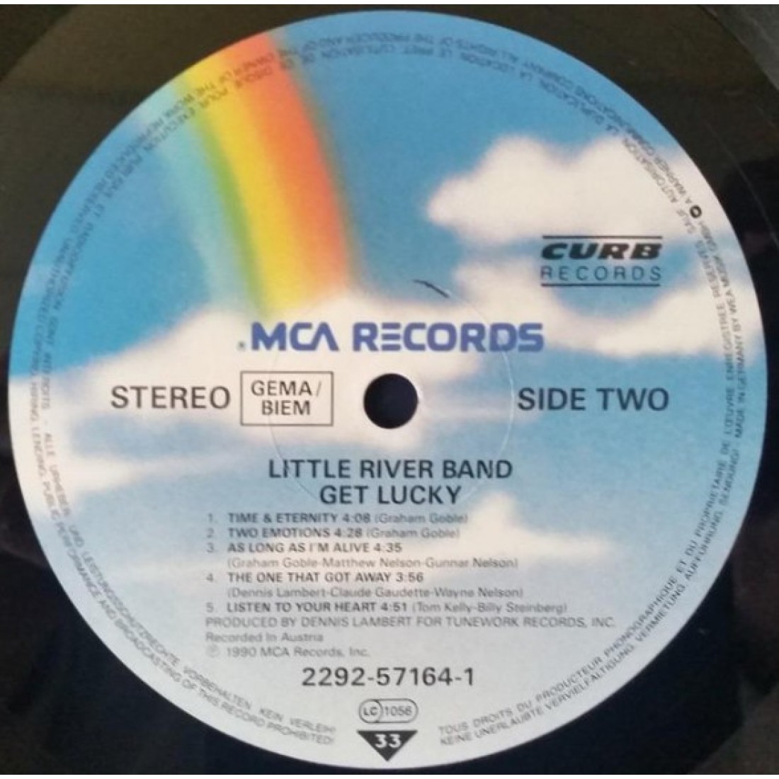 Little River Band - Get Lucky - 1990 I Plak Sesi