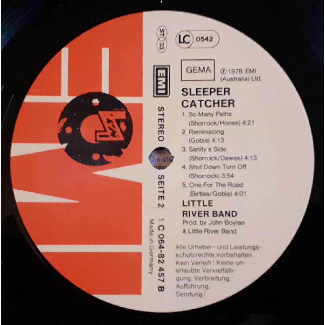 Little River Band - Sleeper Catcher - 1978Plak Sesi