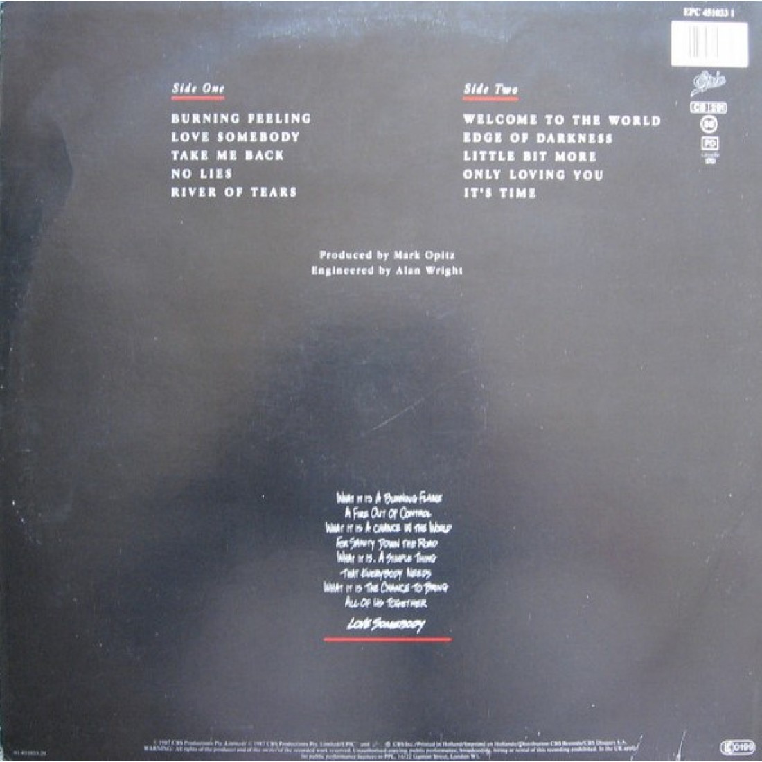 Noiseworks - Noiseworks - 1987 I Plak Sesi