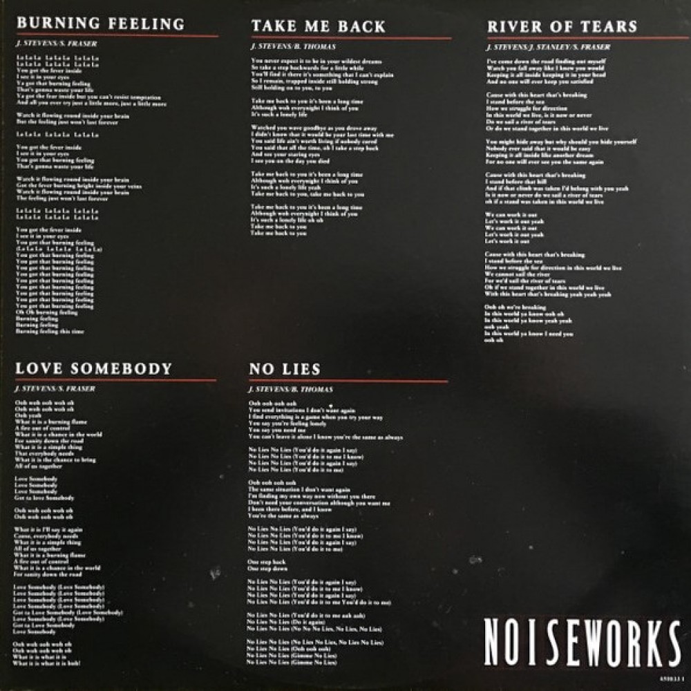 Noiseworks - Noiseworks - 1987 I Plak Sesi