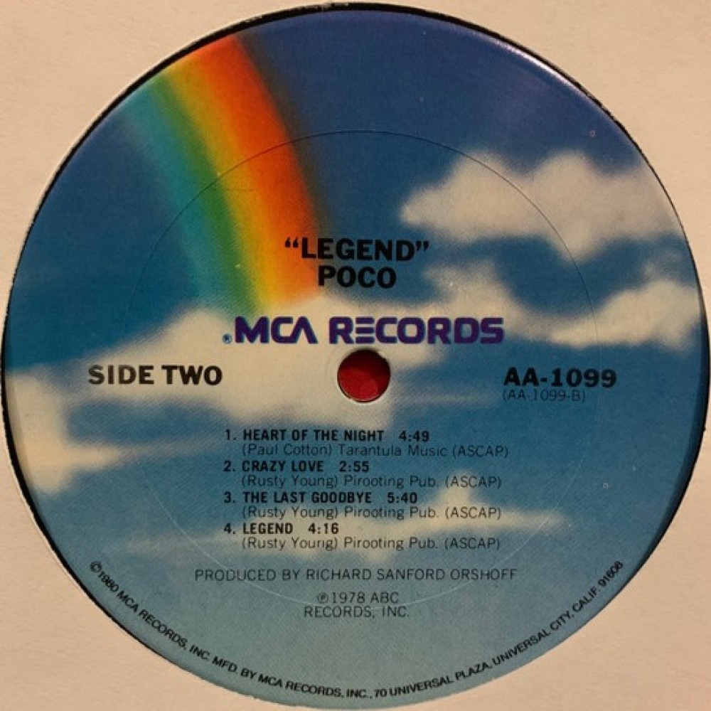 Poco - Legend - 1978 I Plak Sesi