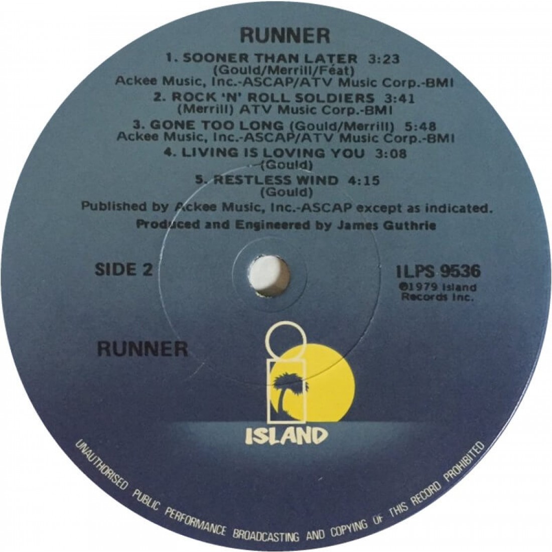 Runner - Runner - 1979 I Plak Sesi
