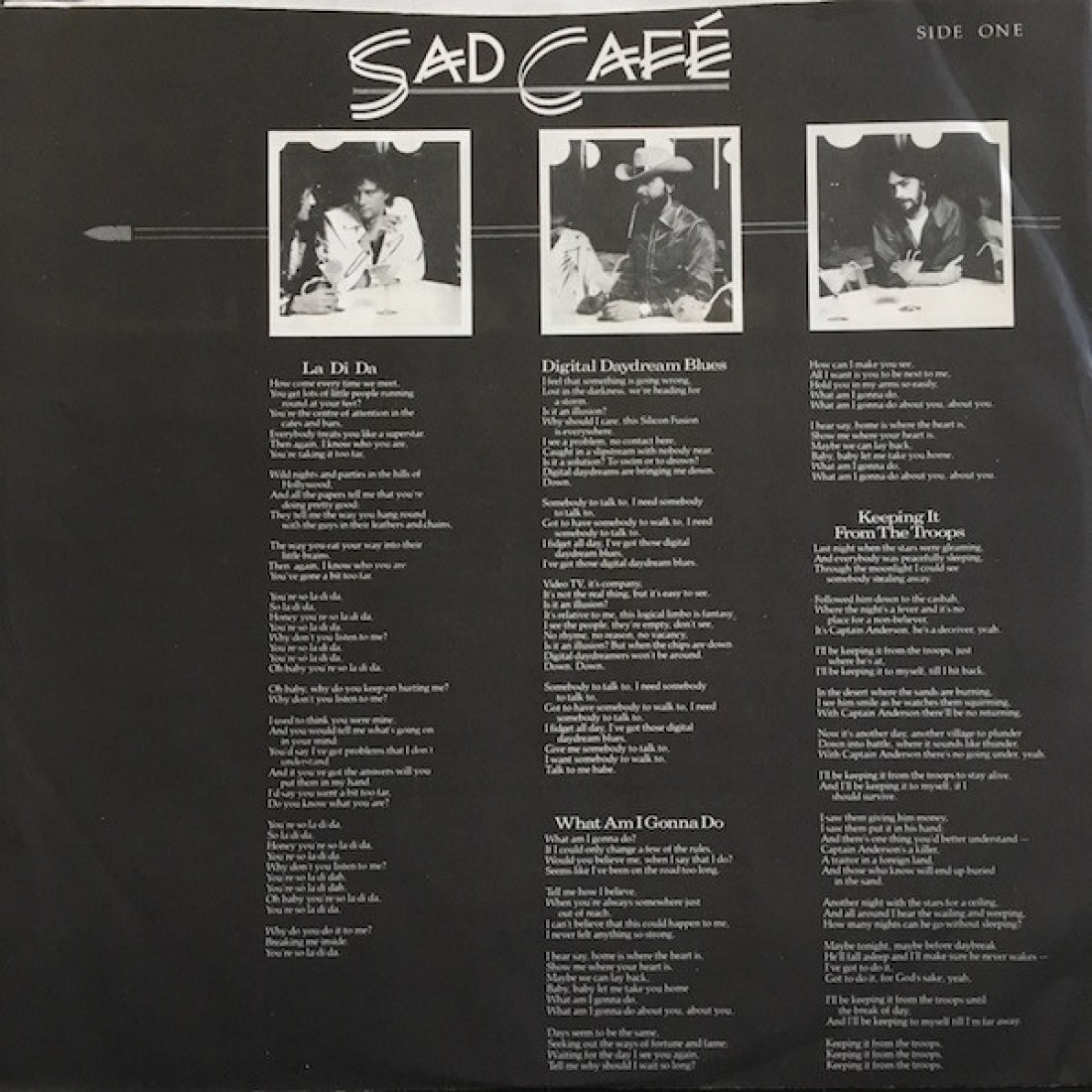 Sad Cafe - Sad Cafe - 1980 I Plak Sesi