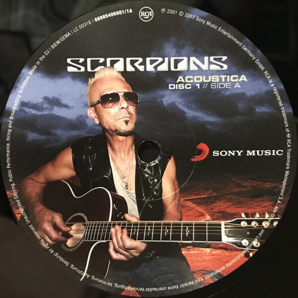 Scorpions - Acoustica - 2017Plak Sesi