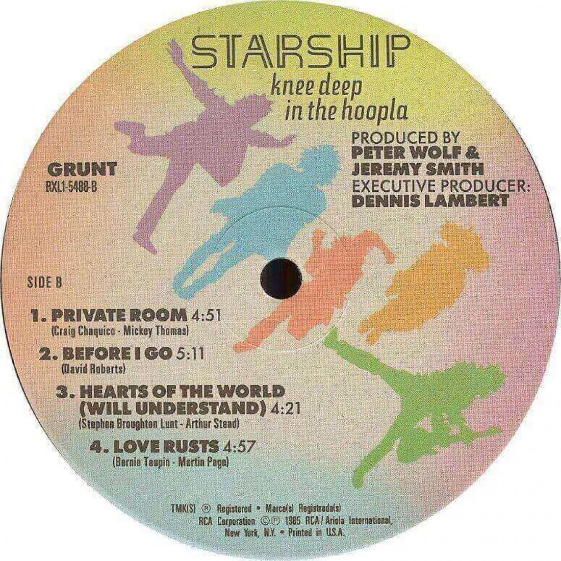 Starship - Knee Deep In The Hoopla - 1985Plak Sesi