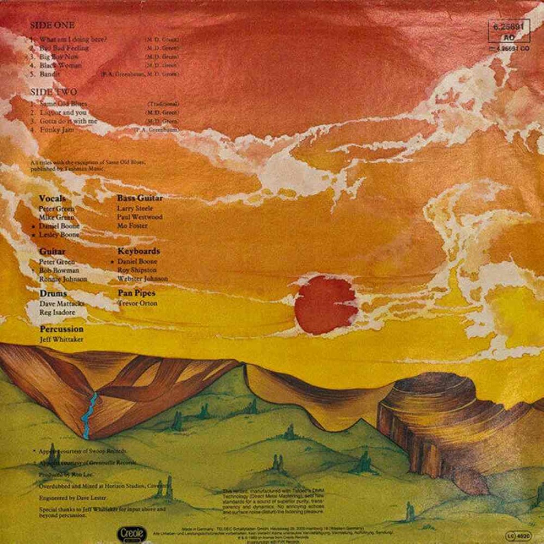 Peter Green - Kolors - 1983Plak Sesi