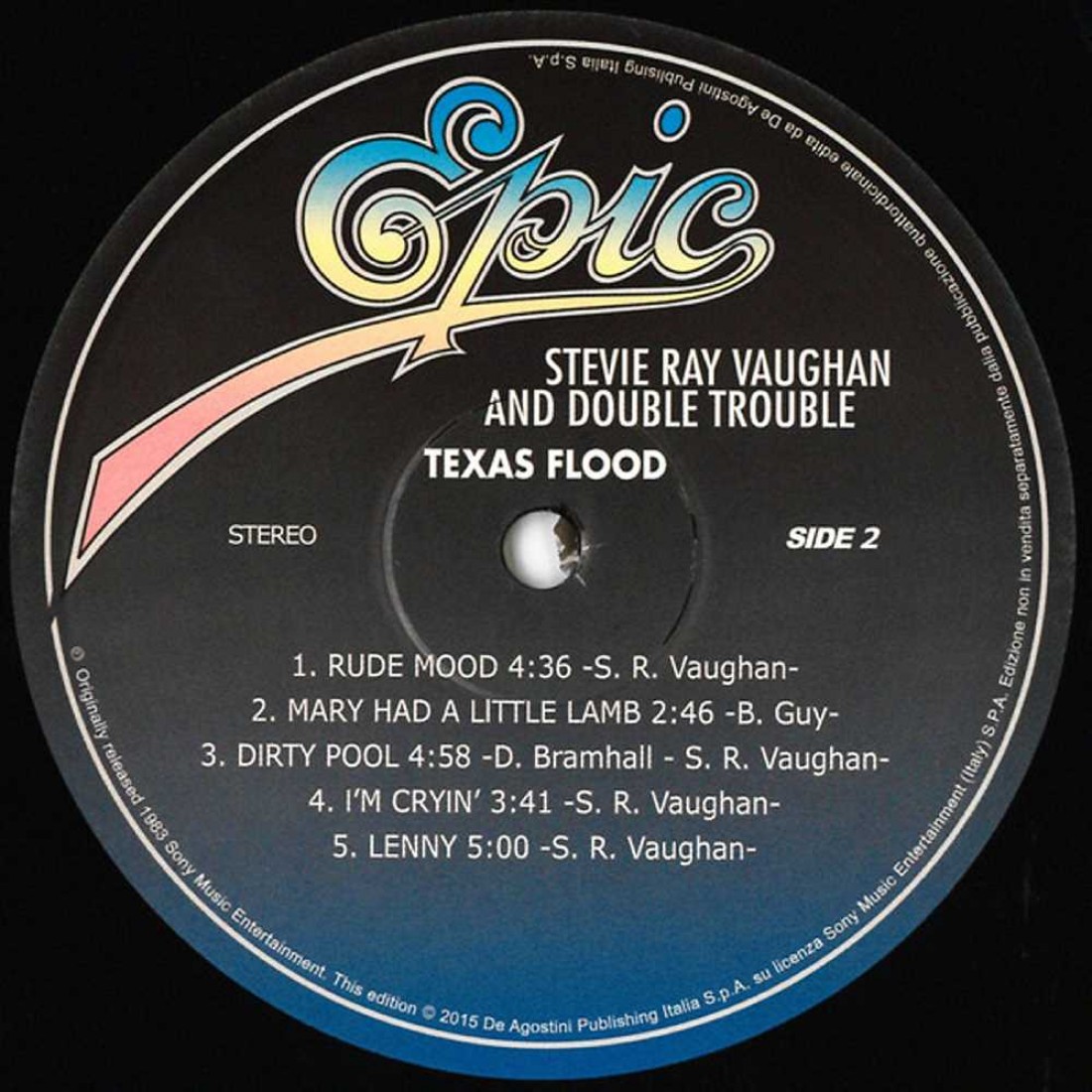 Stevie Ray Vaughan And Double Trouble - Texas Flood - 1983 I Plak Sesi