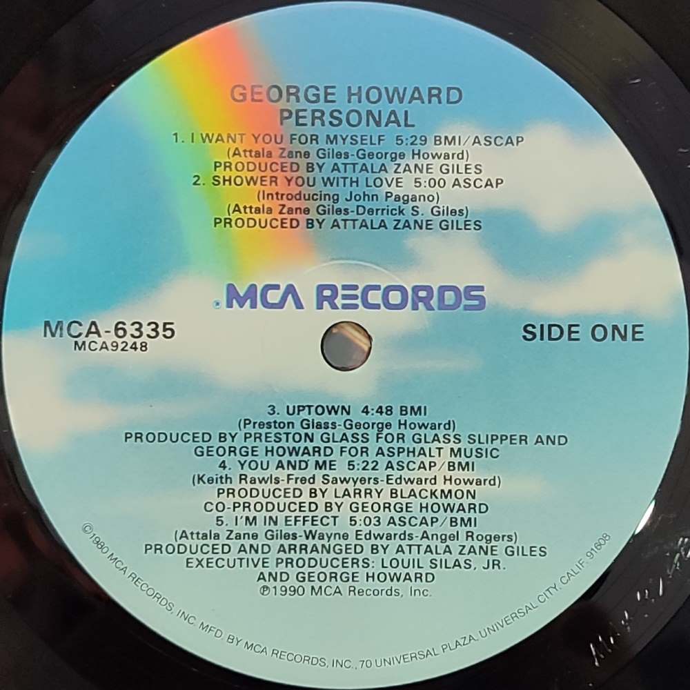 George Howard - Personal - 1990 I Plak Sesi
