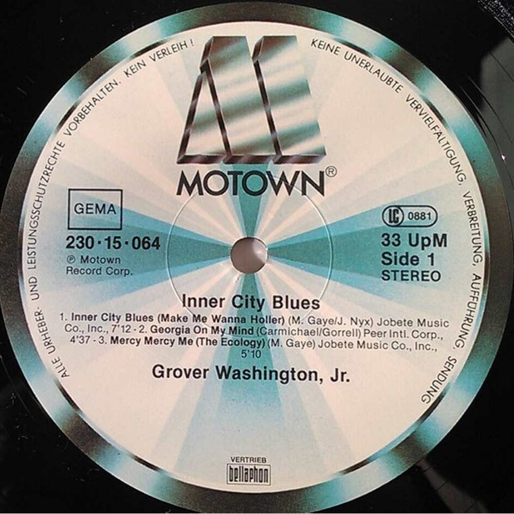 Grover Washington Jr. - Inner City Blues - 1971 I Plak Sesi