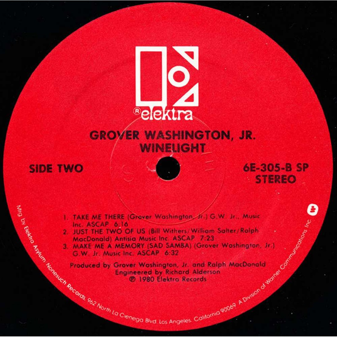 Grover Washington Jr. - Winelight - 1980 I Plak Sesi