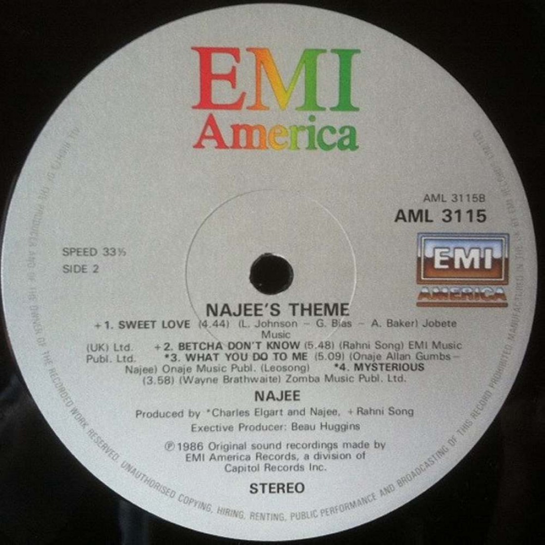Najee - Najee's Theme - 1986 I Plak Sesi Najee - Najee's Theme - 1986 I Plak Sesi