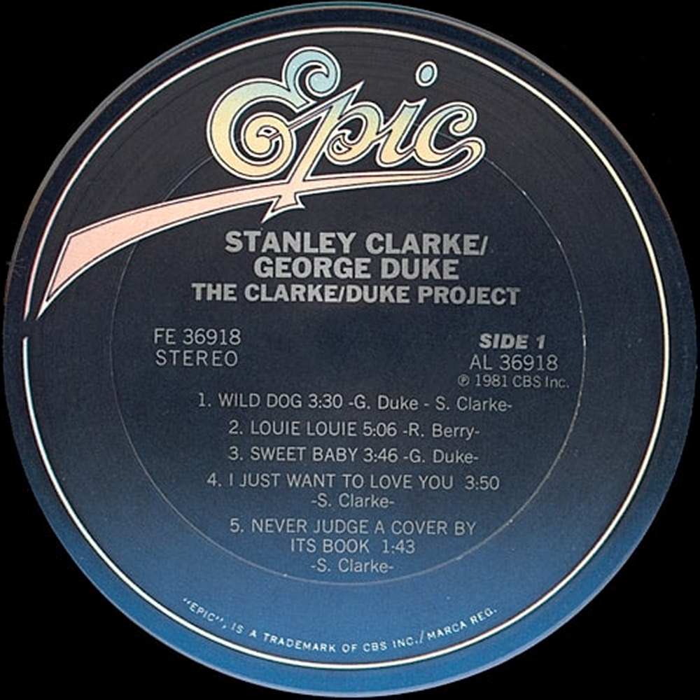 Stanley Clarke & George Duke - The Clarke Duke Project - 1981 I Plak Sesi
