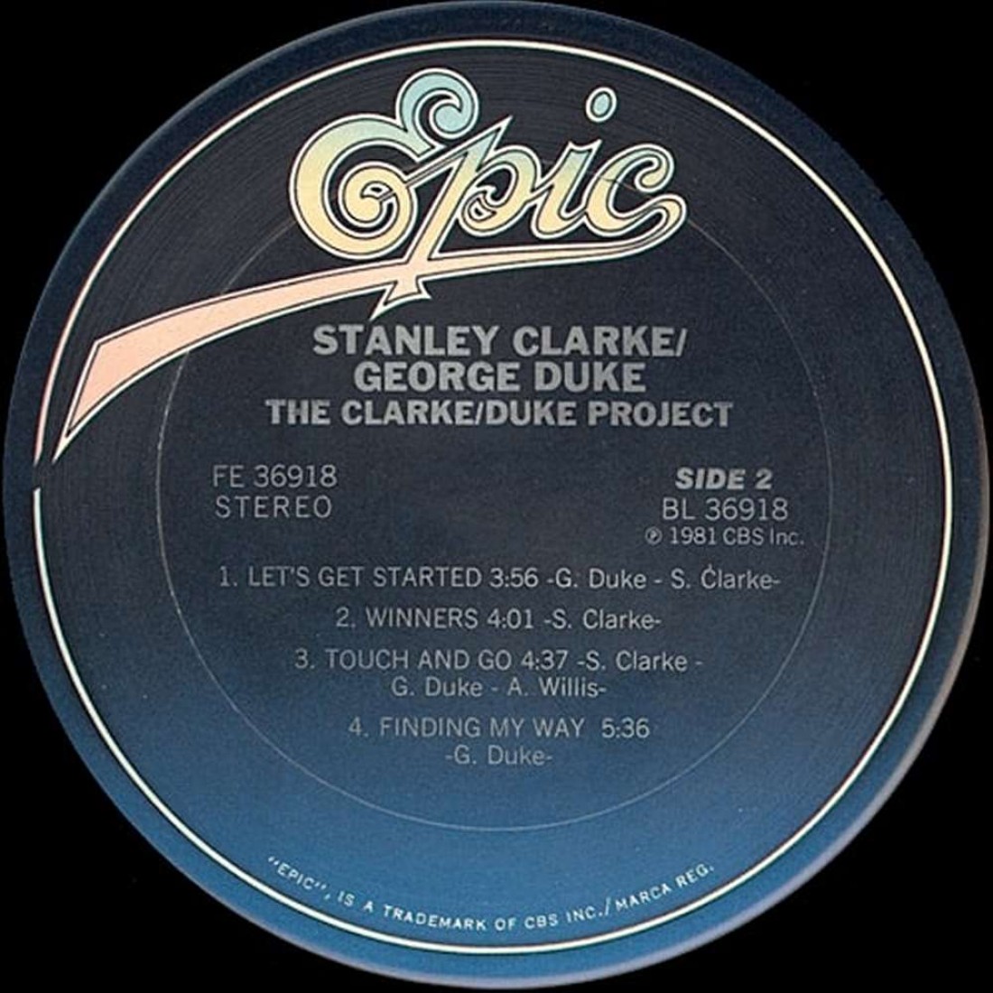Stanley Clarke & George Duke - The Clarke Duke Project - 1981 I Plak Sesi
