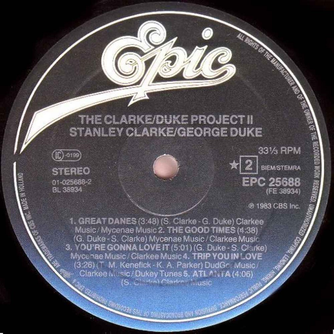 Stanley Clarke & George Duke - The Clarke Duke Project II - 1983 I Plak ...