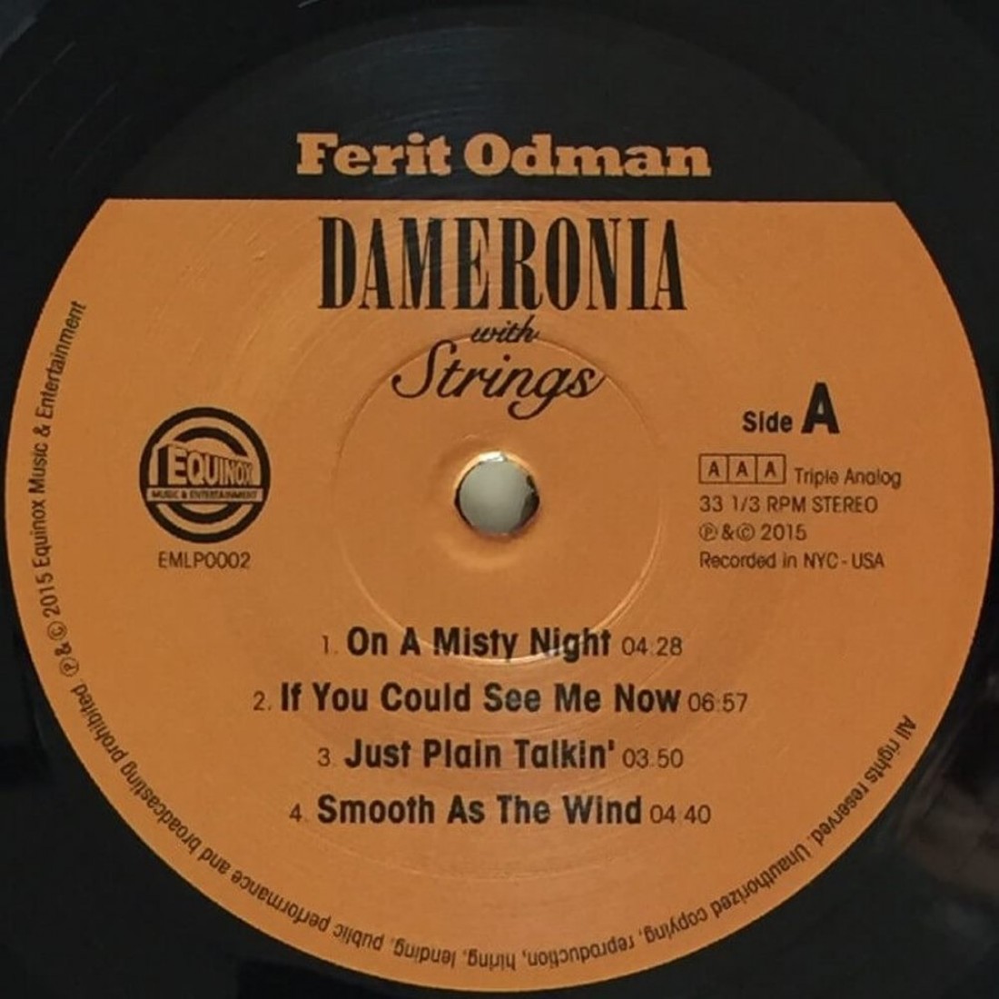 Ferit Odman - Dameronia With Strings - 2015 I Plak Sesi