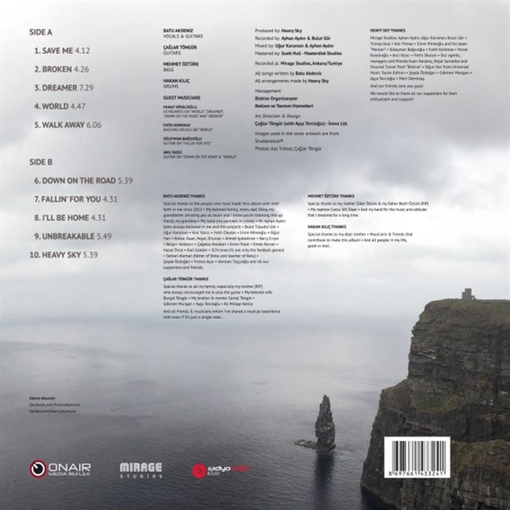 Heavy Sky - Dreamer - 2016 I Plak Sesi