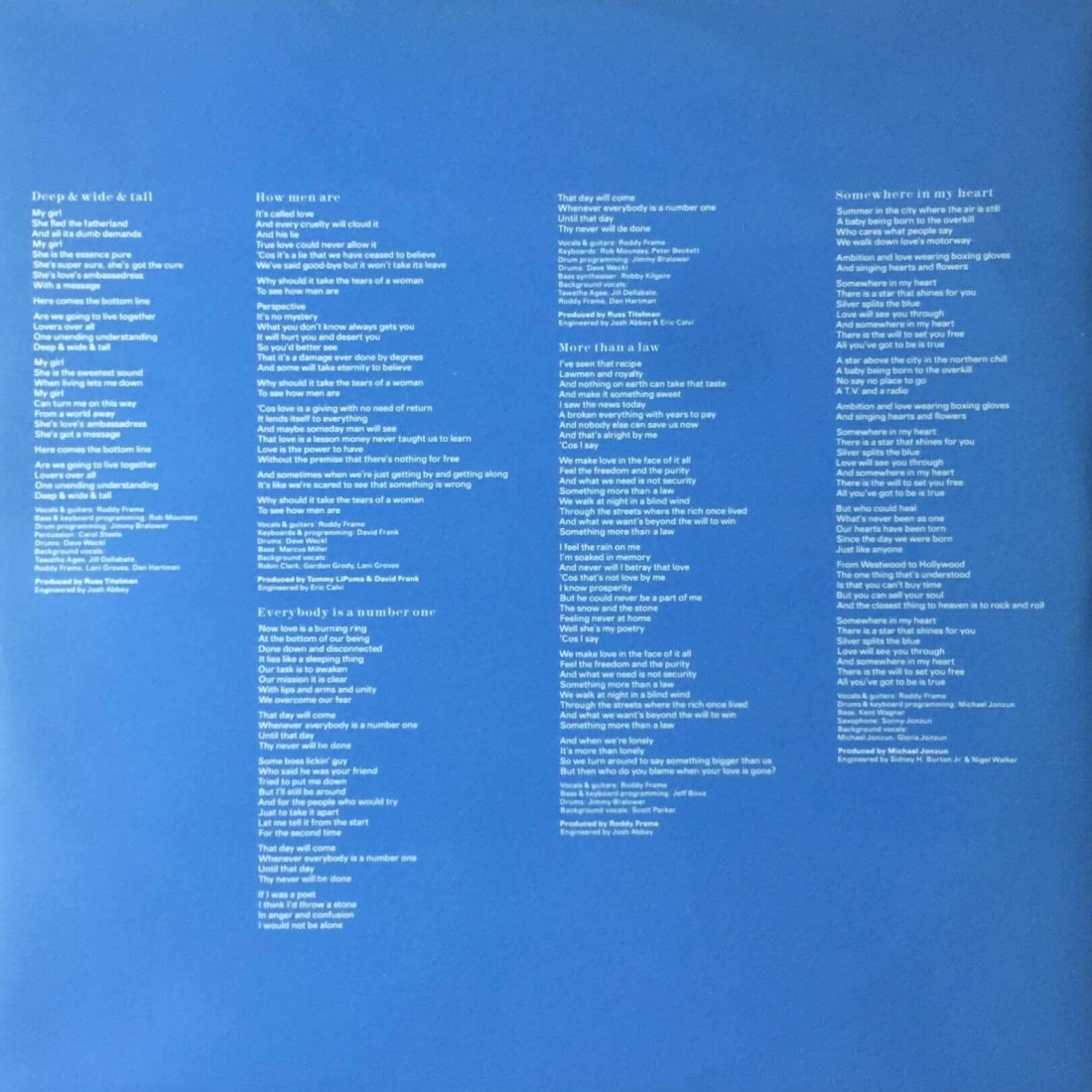 Aztec Camera - Love - 1987 I Plak Sesi