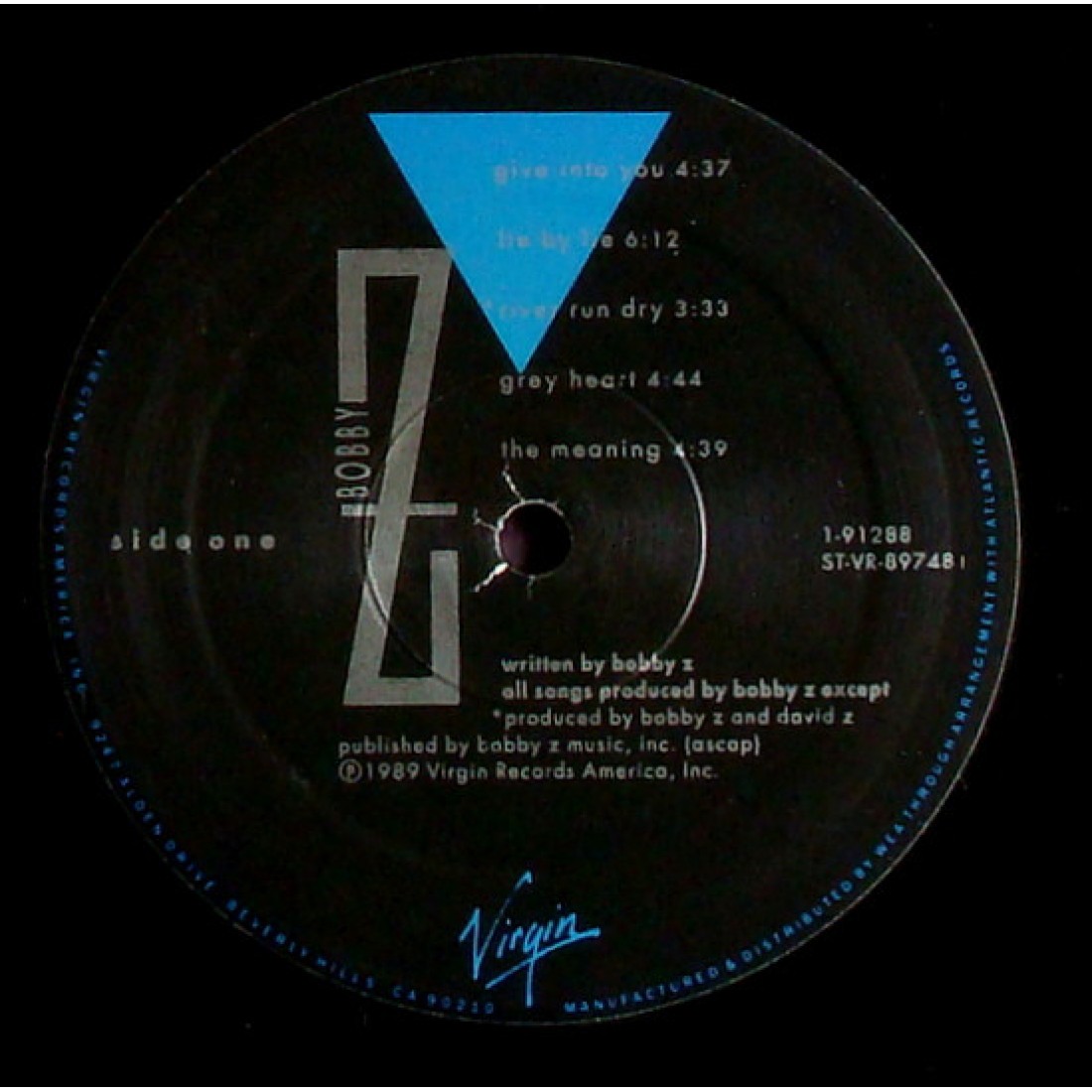 Bobby Z - Bobby Z - 1989 I Plak Sesi