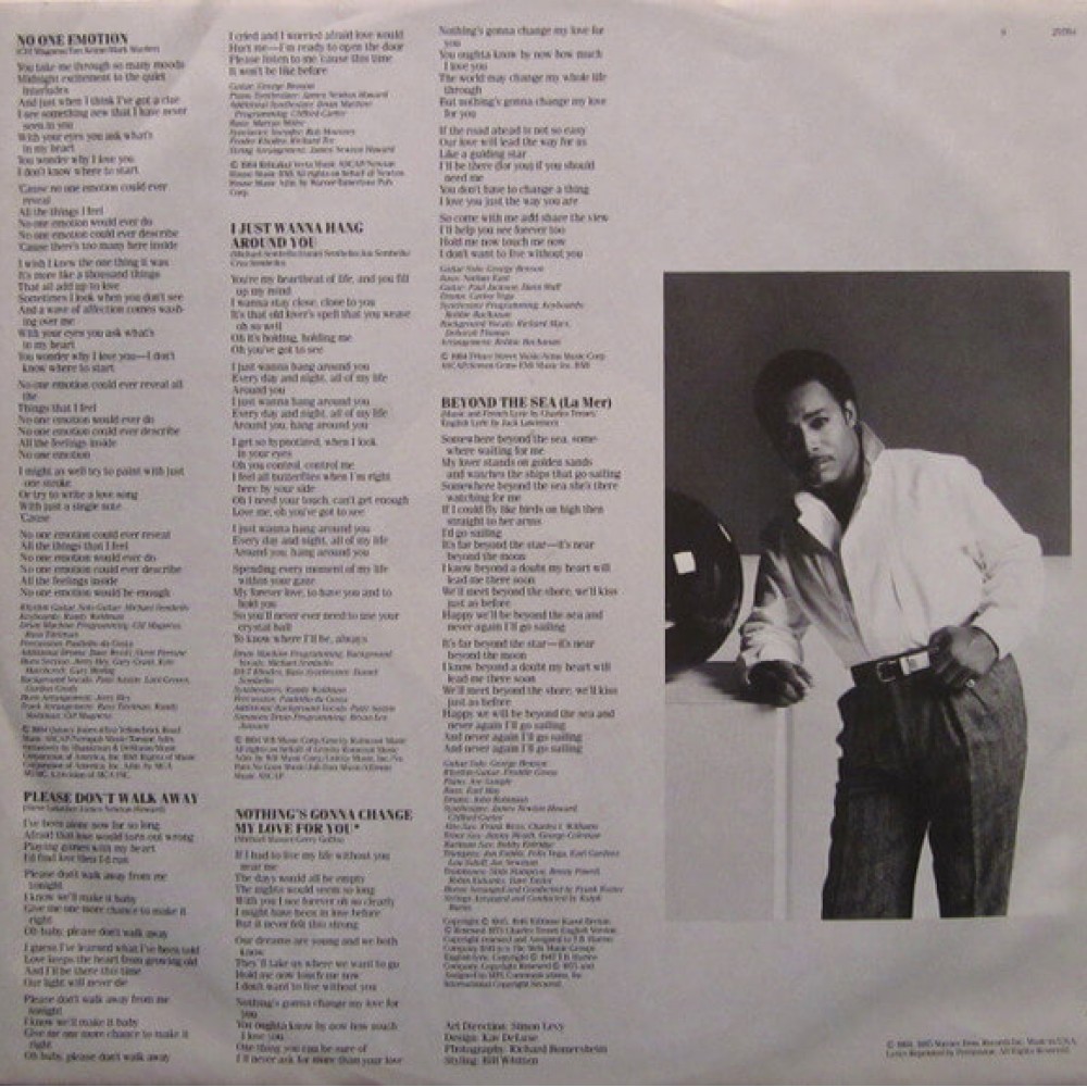 George Benson - 20/20 - 1985 I Plak Sesi