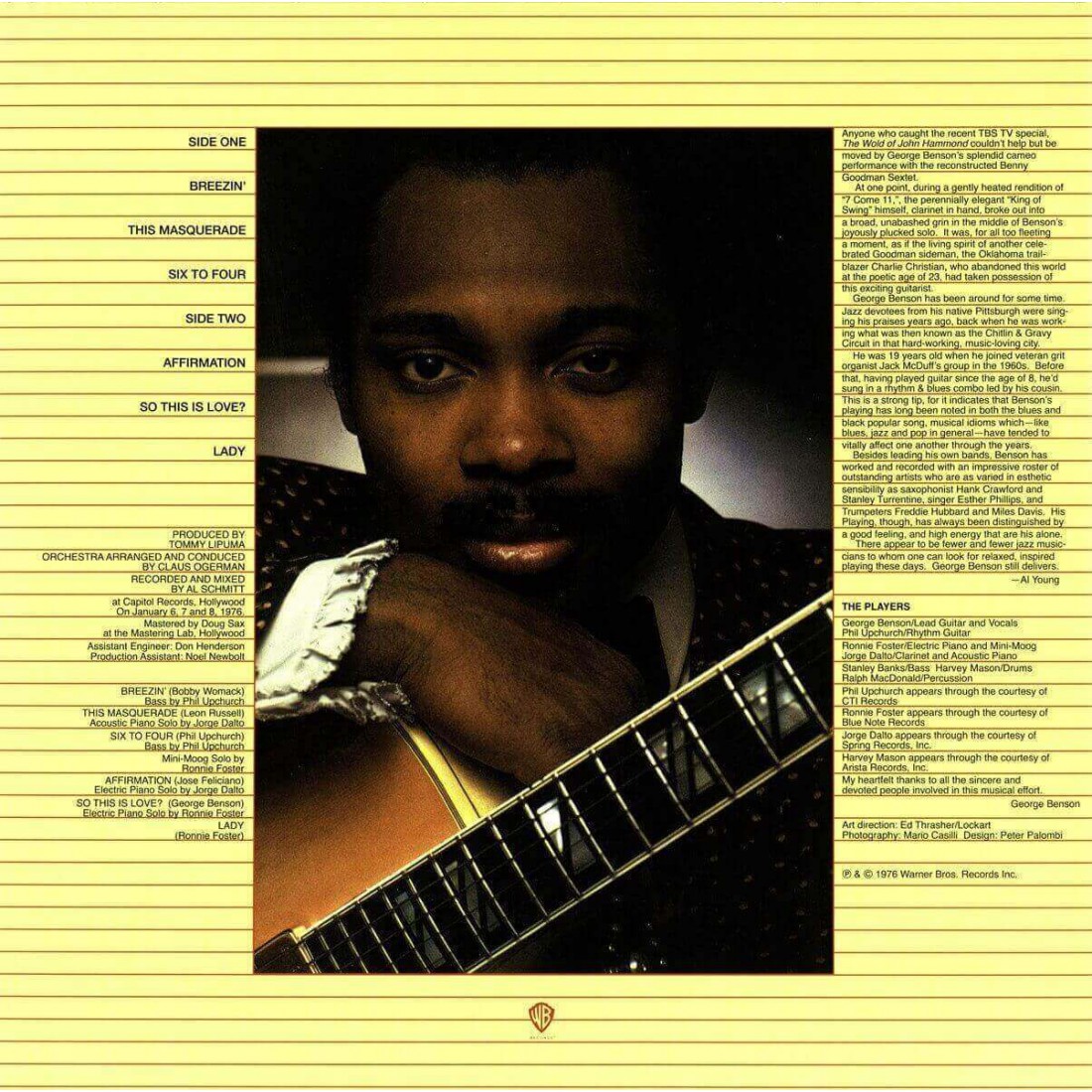 George Benson - Breezin' - 1976Plak Sesi