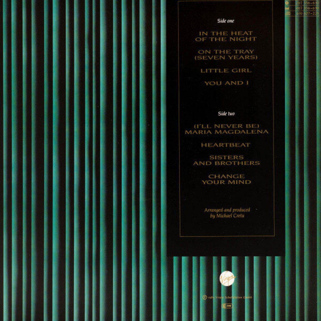 Sandra - The Long Play - 1985Plak Sesi