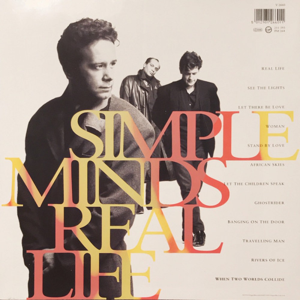 Simple Minds - Real Life - 1991 I Plak Sesi