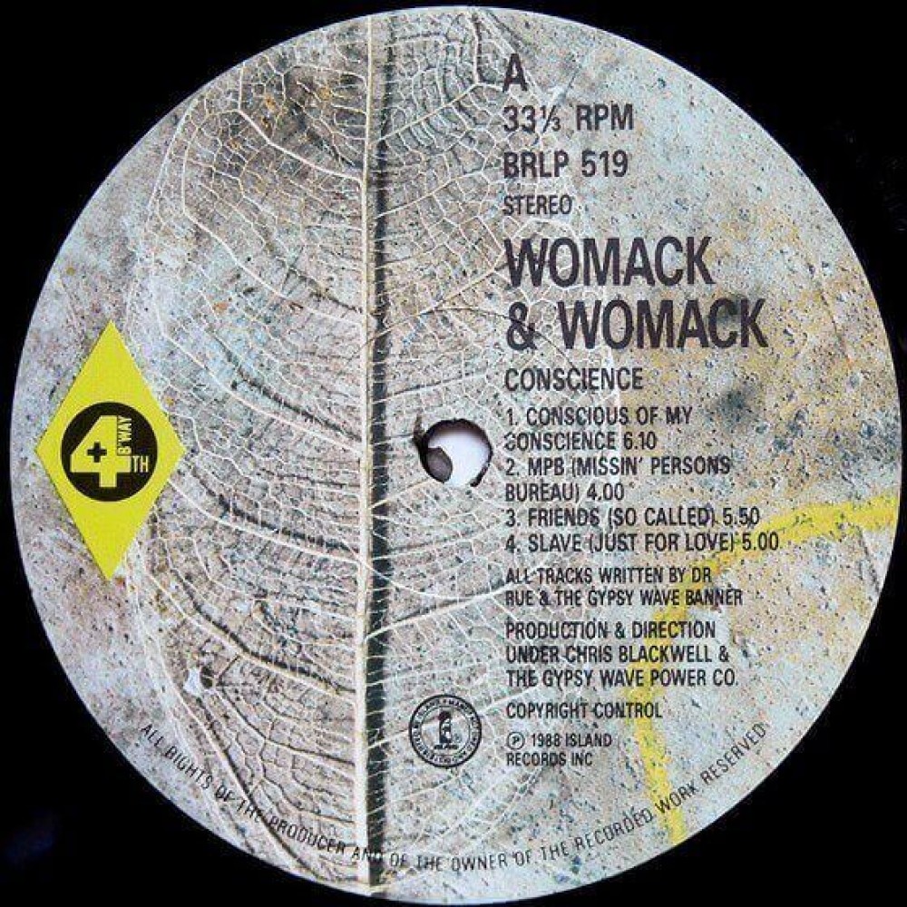 Womack & Womack - Conscience - 1988Plak Sesi