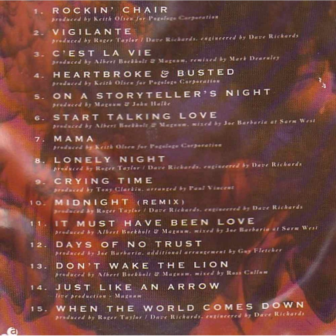 Magnum : Chapter & Verse (The Best Of Magnum) - CD - 1993 I Plak Sesi