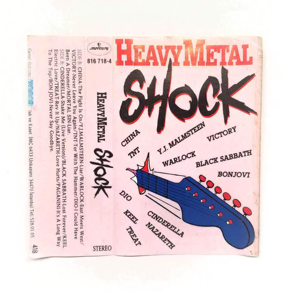Various Artist : Heavy Metal Shock > KASET - 1988 I Plak Sesi