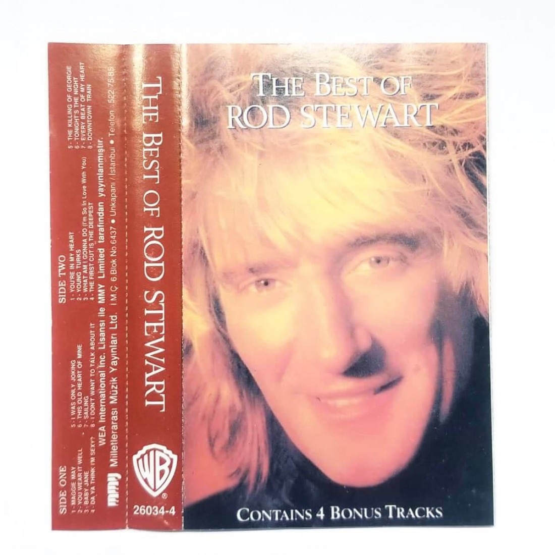 Rod Stewart : The Best Of Rod Stewart > KASET - 1989Plak Sesi