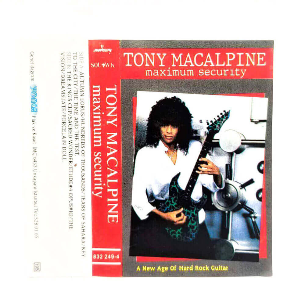 Tony MacAlpine : Maximum Security > KASET - 1988Plak Sesi